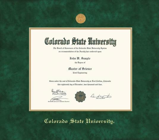 University Of Colorado Diploma