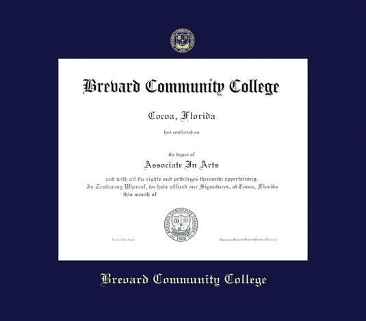Custom Diploma Frames & Certificate Frames - Framing Success: Brevard ...