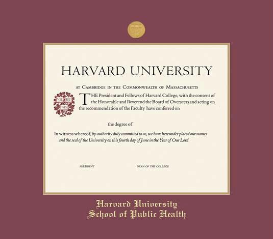 Harvard Diploma Phd