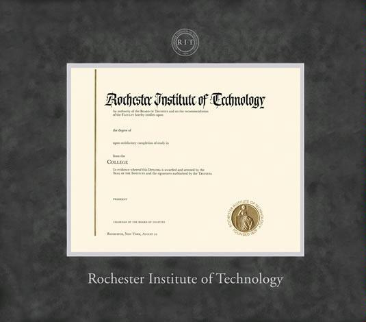 Custom Diploma Frames & Certificate Frames - Framing Success: RIT ...