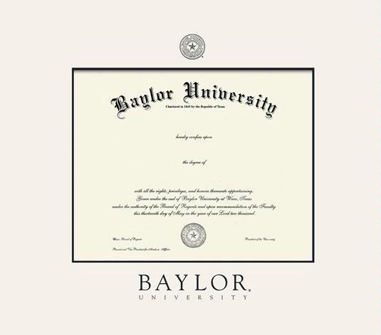 Baylor University Diploma