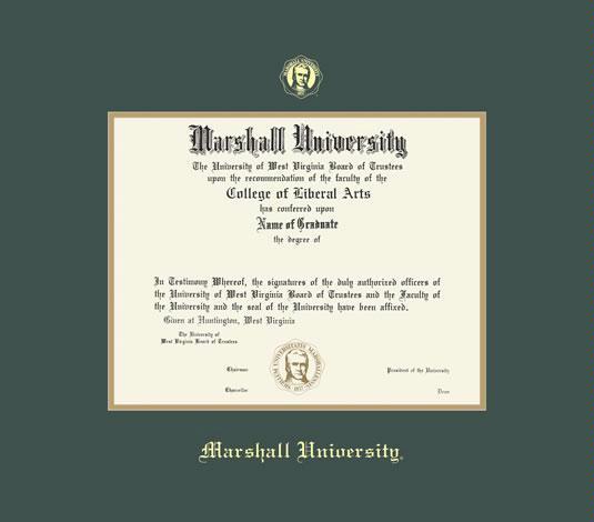 Custom Diploma Frames & Certificate Frames - Framing Success: Marshall ...