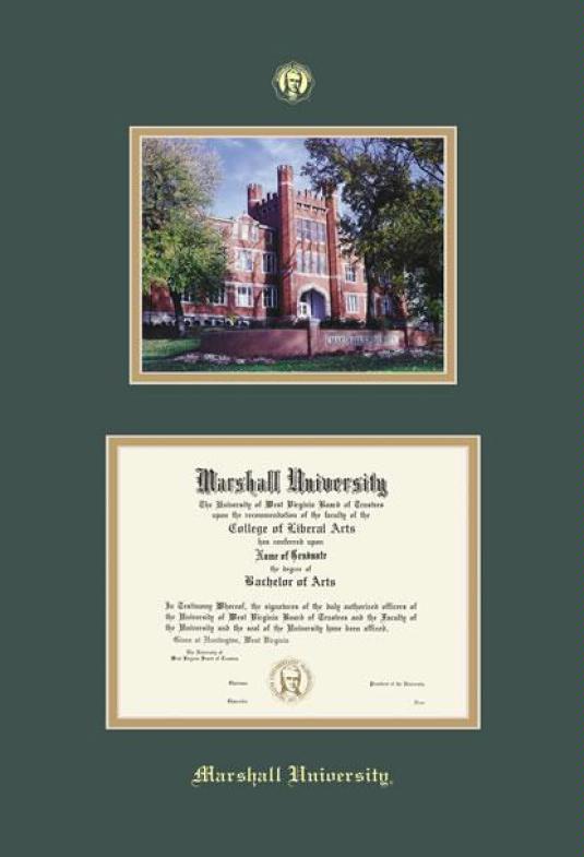 Custom Diploma Frames & Certificate Frames - Framing Success: Marshall ...