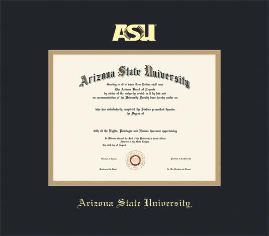Custom Diploma Frames & Certificate Frames - Framing Success: Arizona ...