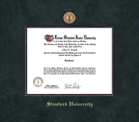 Custom Diploma Frames & Certificate Frames - Framing Success: Stanford ...
