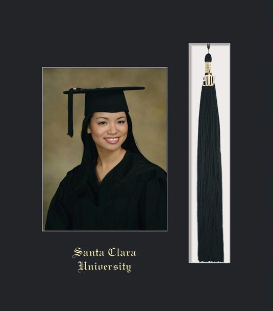 Custom Diploma Frames & Certificate Frames - Framing Success: Santa Clara University 7 x 5 Photo ...