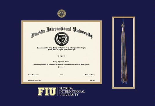 Custom Diploma Frames & Certificate Frames - Framing Success: FIU BA ...