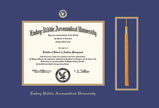 Custom Diploma Frames & Certificate Frames - Framing Success: Embry ...
