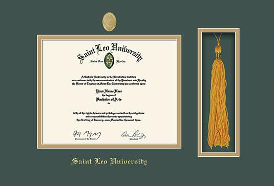 Custom Diploma Frames & Certificate Frames - Framing Success: Saint Leo ...