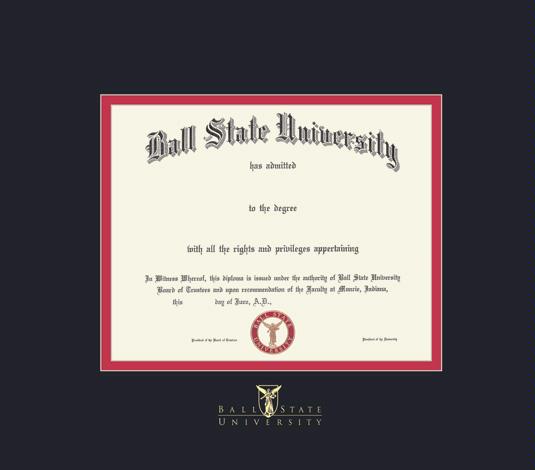 Custom Diploma Frames & Certificate Frames - Framing Success: Ball ...