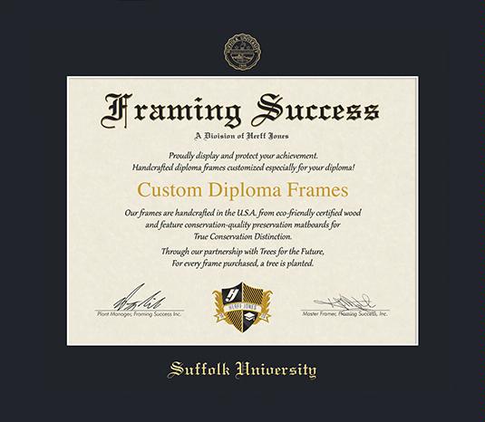 Custom Diploma Frames & Certificate Frames - Framing Success: Suffolk ...
