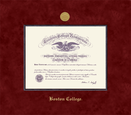 Custom Diploma Frames & Certificate Frames - Framing Success: Boston ...