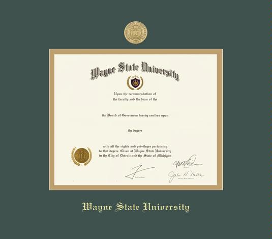Custom Diploma Frames & Certificate Frames - Framing Success: Wayne ...