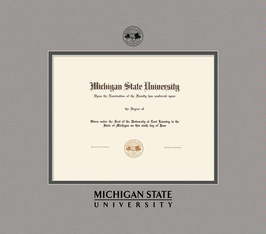Custom Diploma Frames & Certificate Frames - Framing Success: Michigan ...