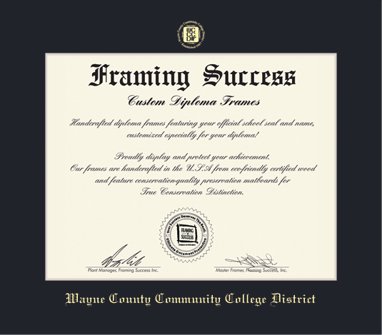 Custom Diploma Frames & Certificate Frames - Framing Success: Wayne ...