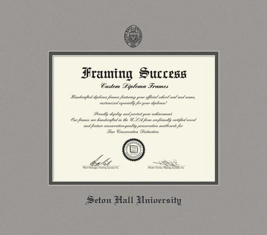 Custom Diploma Frames & Certificate Frames - Framing Success: Seton ...