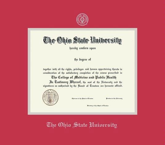 Custom Diploma Frames & Certificate Frames - Framing Success: The Ohio ...